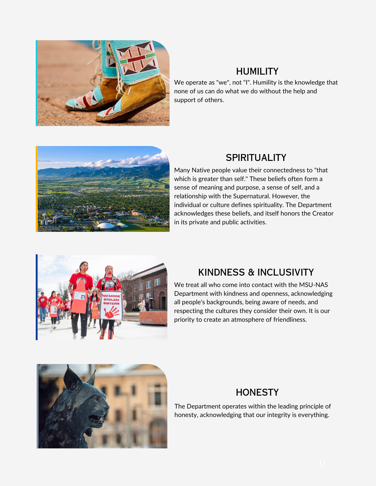 Department of Native American Studies Core Values - Native American ...